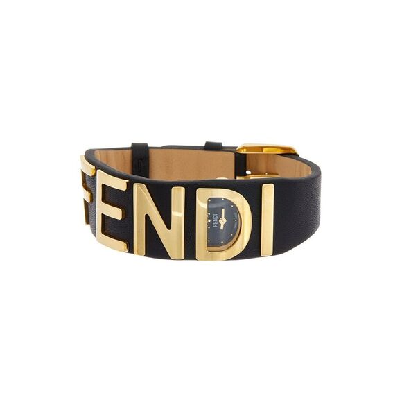 Fendi | Accessories | Fendi Fendigraphy Leather Bracelet Watch | Poshmark